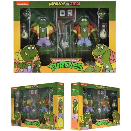 NAPOLEON & ATILLA FROG 2-PACK - CARTOON VERSION TMNT