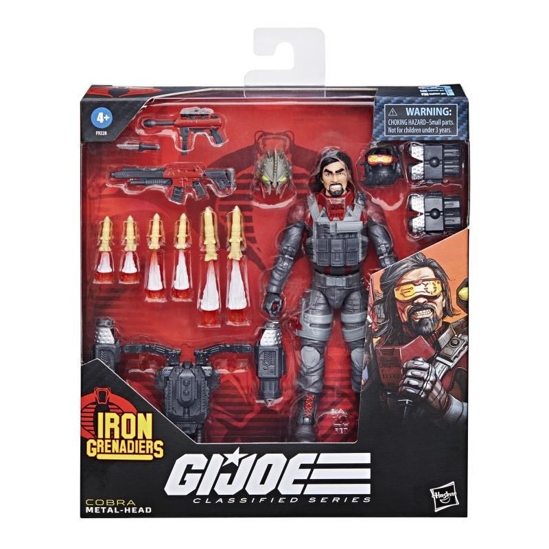 DELUXE IRON GRENADIER METAL-HEAD - GI JOE - CLASSIFIED SERIES