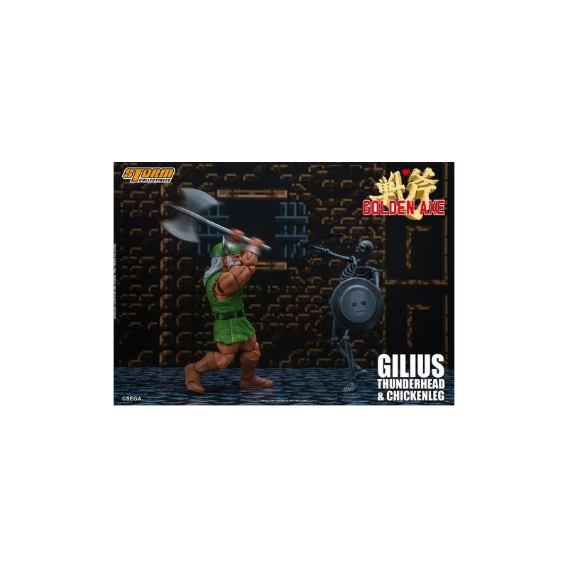 GILIUS THUNDERHEAD AND CHICKEN LEG - GOLDEN AXE - 1:12