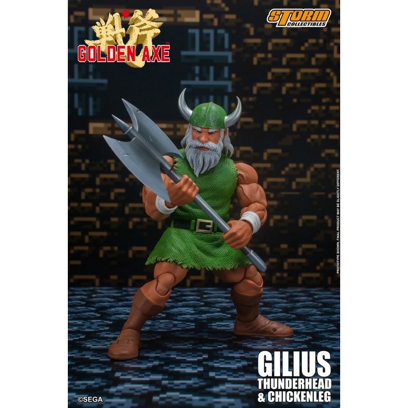 GILIUS THUNDERHEAD AND CHICKEN LEG - GOLDEN AXE - 1:12