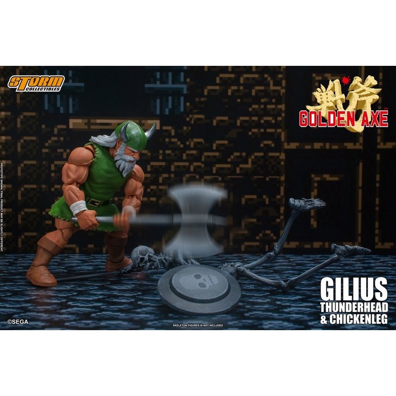 GILIUS THUNDERHEAD AND CHICKEN LEG - GOLDEN AXE - 1:12